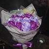 Glitter Ramo Buchon, Eternal Rose Bouquet, Handmade Fake Flowers ...