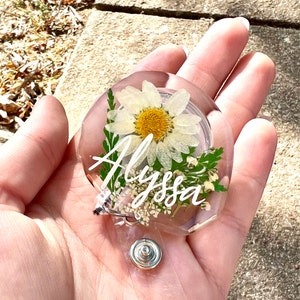 Pressed Flower Resin Name letters Only - Etsy