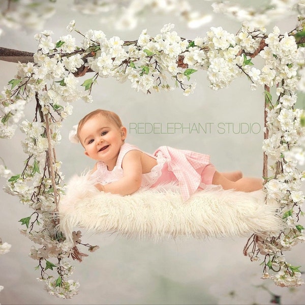 Digital Backkdrop Background Newborn Todler 6 Months Old Baby Girl ...