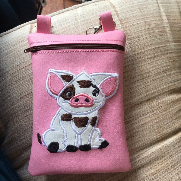 Moana Island Princess Pua the Pig Digital Embroidery Machine Applique ...