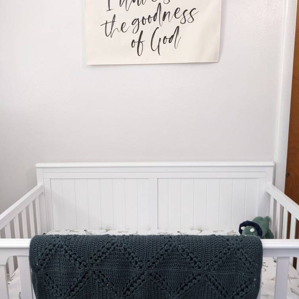I Have Seen the Goodness of God | Canvas Wall Hanging | Nursery Wall ...