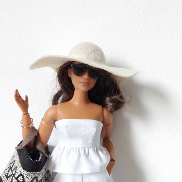 Doll Headwear, Integrity Toys Wide-brimmed Hat for Dolls, Fashion ...