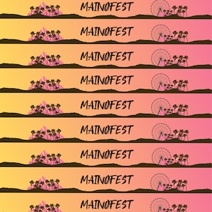 CUSTOM FEST VIP Concert Music Festival Pass Template Canva Template ...