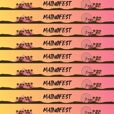 CUSTOM FEST VIP Concert Music Festival Pass Template Canva Template ...
