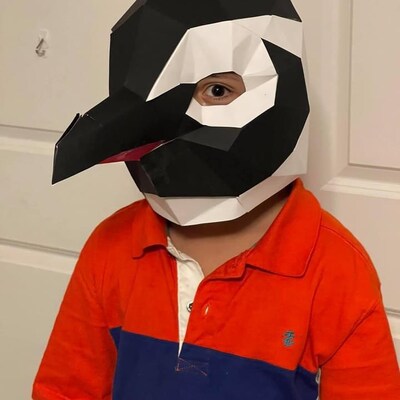 PENGUIN MASK DIY - Etsy