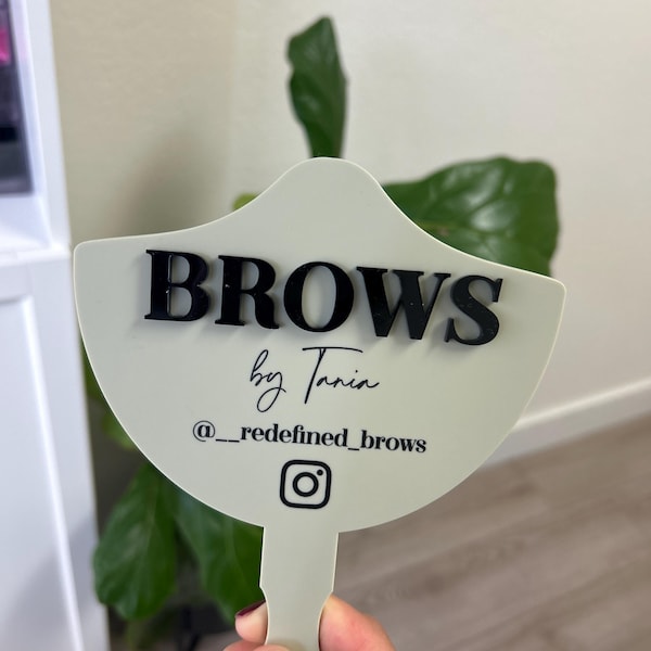 Brow Lamination Aftercare Acrylic Sign | Beauty Sign | Business Sign ...