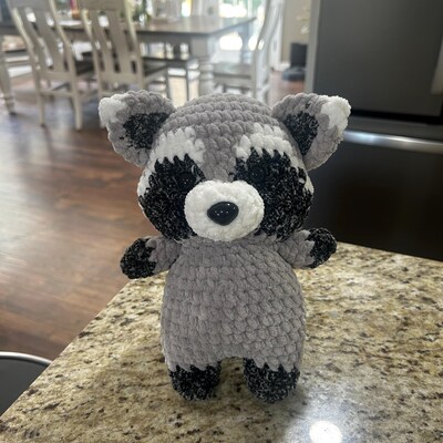 Crochet Pattern Chocho the Raccoon, Cute, Soft Toy, Handmade, Amigurumi ...
