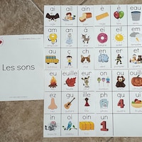 French Alphabet Flashcards Printable Instant Download Preschool ...