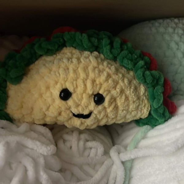 Tasty Taco Crochet Pattern - Etsy