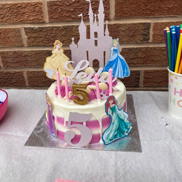 Personalised Princess Cake Decorating Set - Etsy UK