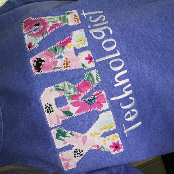 Custom College Initials Mascot Embroidered Sweatshirt, College Pride ...