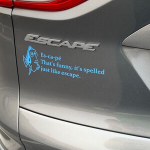 Dory Escape Vinyl Decal | Etsy