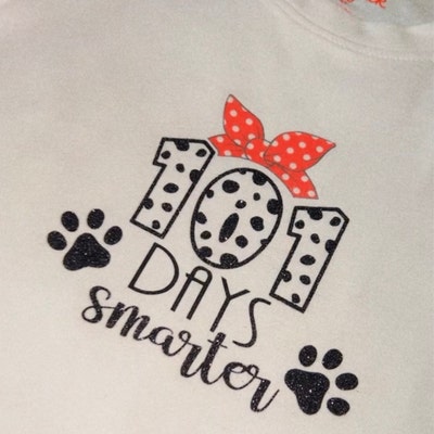 101 Days Smarter Svg, 101 Days Smarter Dalmatian Svg, Dalmatian ...