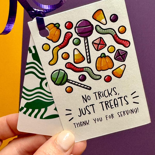 Teacher Appreciation Gift Tag, Thankful + Blessed Fall Thanksgiving ...