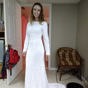 Beautiful Blushing Pink Satin Dress With Deluxe Ivory Lace Overlay ...