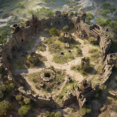 Cyber-punk Battle & Background Maps, 100 Pack Bundle of RPG Maps ...