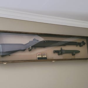 M1 GARAND DISPLAY CASE 48X12X4 - Etsy