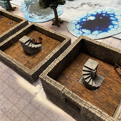 Dungeon Style Stairs Dragonlock DND Pathfinder RPG Dungeon & Dragons 28 ...