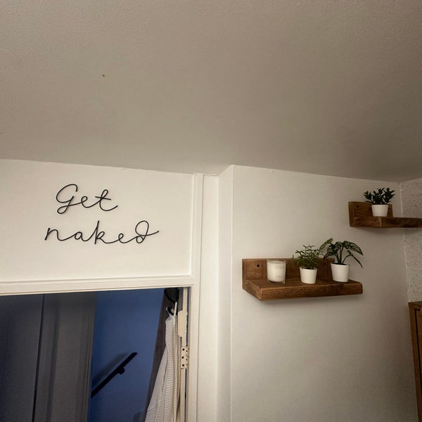 GOOD NIGHT Wire Word / Handmade Sign / Wall Wire Sign / Home Decor ...