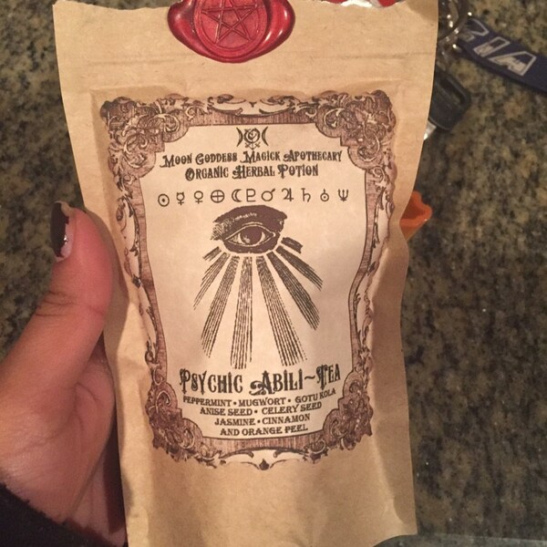 PSYCHIC TEA ~ Psychic Abili-tea ~ Organic Herbal Tea ~ Psychic Ability ...
