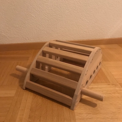 Iyengar Yoga Back Bending Bench. Wooden Yoga Bench. Viparita Dandasana ...