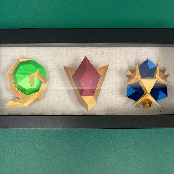 Legend of Zelda Large Green Rupees Set of 3 - Ocarina of Time, Majora's ...