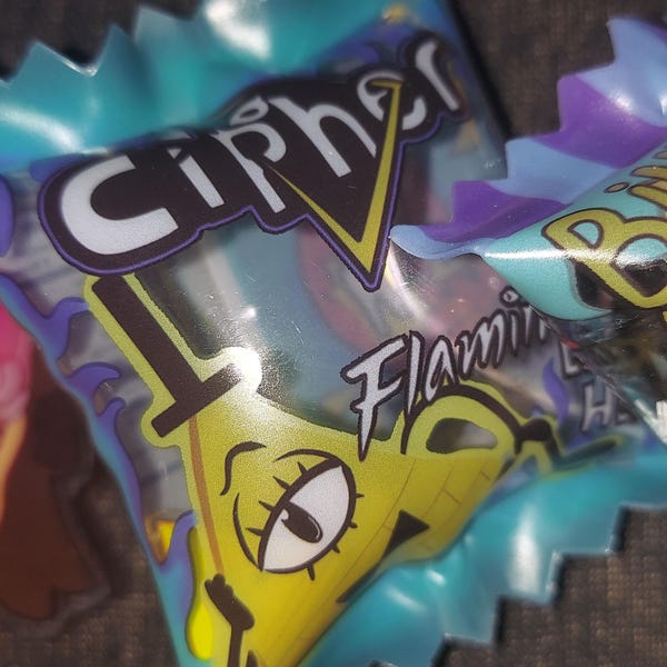 Flamin' Hot Triangle Chip Bag Keychain - Candy Shaker Keychain - Bill ...