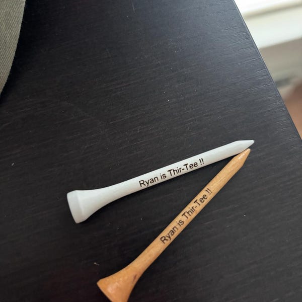Personalized Golf Tees - Laser Engraved Golf Tee - Custom Golf Tees - 3 ...