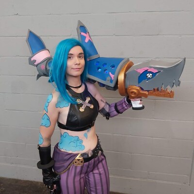 Jinx Arcane Fishbones Cosplay Blueprint and Instruction Guide PDF - Etsy