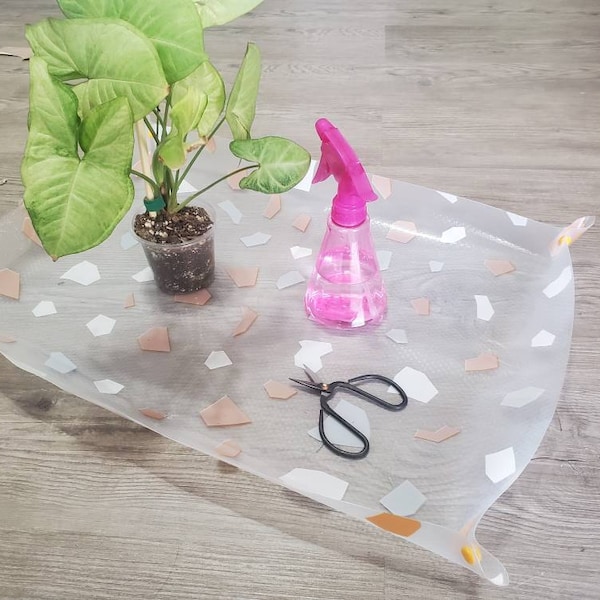 Large Plant Potting Mat | Repotting Mat | Indoor Gardening Tarp | Plant ...