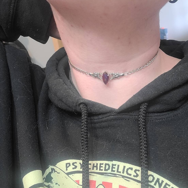 Dragons Breath Mexican Fire Opal Choker. 6 Opal Color Options. - Etsy