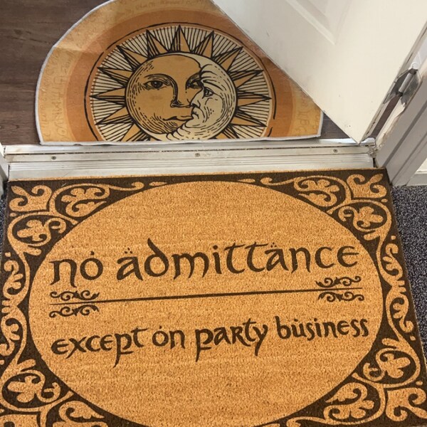 Rune Symbol Doormat Love, Family Protection and Happiness House Warming ...