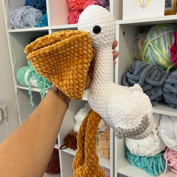 Pelican Amigurumi Crochet Pattern (PDF Only) - Etsy