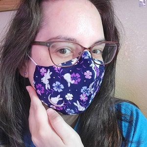 Japanese Rabbit Usagi Face Mask With Filter Pocket - Etsy