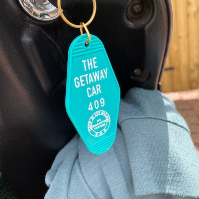Getaway Car Keychain Motel Keychain Vintage Hotel Tag Cute Taylor Swift ...