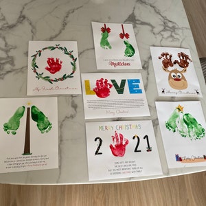 2024 12 Month Handprint Calendar, DIY Kid Toddler Baby Craft, Calendar ...
