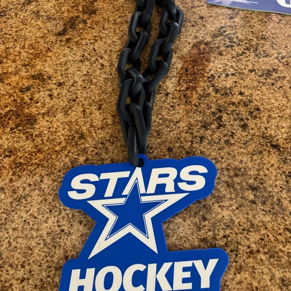 9 Custom Fan Chain Giant Logo Necklace Sports Homerun Turnover Jumbo ...