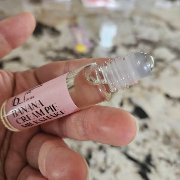 Strawberry Glazed Donut Perfume Oil Roller Gourmand Fragrance Sugar ...