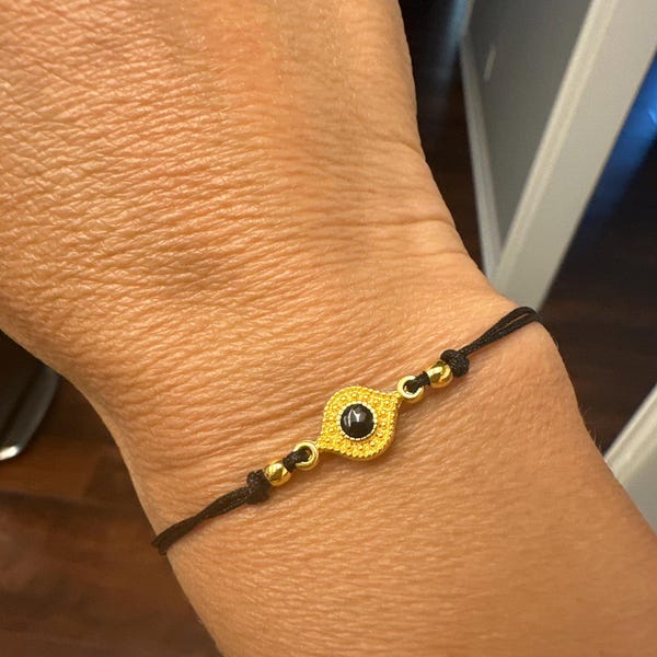 Small Cute Fish Bracelet | Cord Bracelet With Fish Link and Miyuki ...