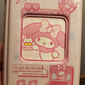 Kawaii Cute Pink ID Photocard Holder Badge Holder With Flower - Etsy