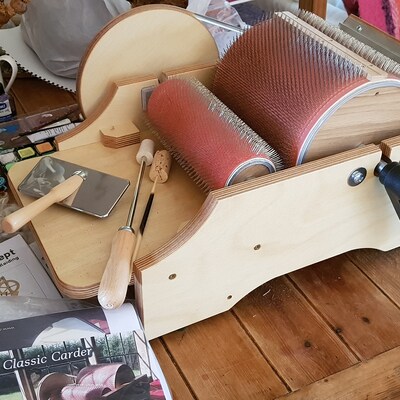 STARTER PACKAGE High Sided Standard Classic Drum Carder - Etsy
