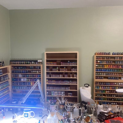 3 Large Paint / Display Shelf Craft Paint Spacing - Etsy