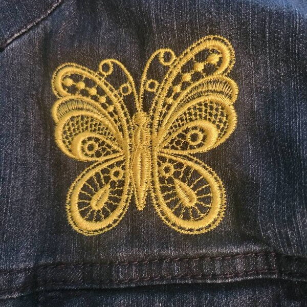 Machine Embroidery FSL Butterflies. 5 Designs. Free Standing Lace. 4 X ...