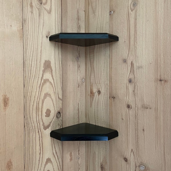 Corner Shelf, Corner Wall Shelf With Radius, Wall Mounted Shelf ...