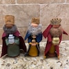 Three Wise Men Ornament Set, Nativity Scene, Clothespin Ornaments, the ...