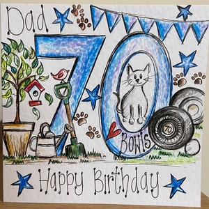 Hand Drawn Minecraft Creeper Birthday Card - Etsy