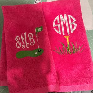 Golf Monogram Frame Preppy Design for Machine Embroidery, 3 Sizes PES ...