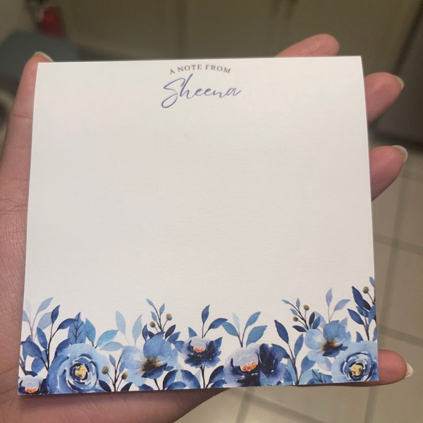 Custom Sticky Note Cube Personalized Sticky Note Cube Office School ...