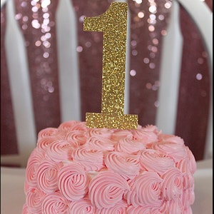 One Cake Topper Number 1 Topper First Birthday Topper Cake Smash Topper ...