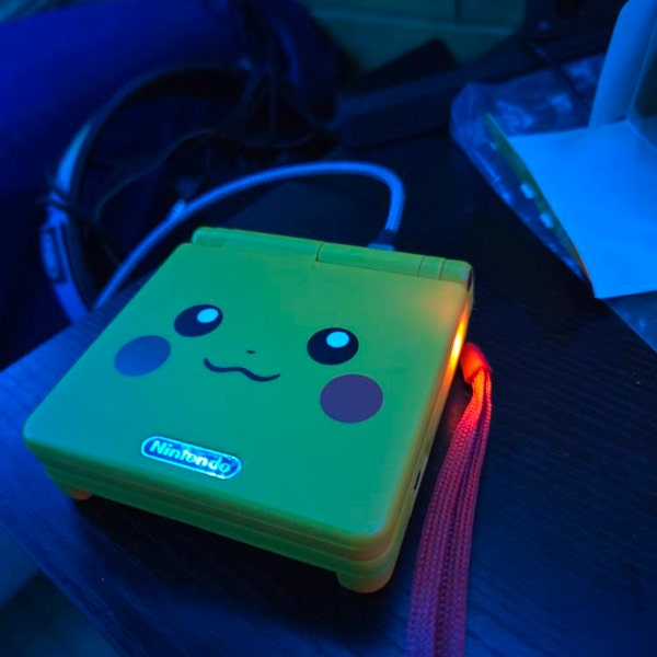 BMO “beemo” Custom Game Boy Advance Gba SP Uv Printed Face With IPS V2 ...